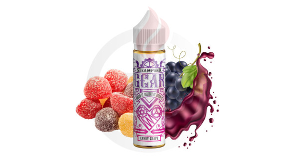 SteamPunk Gear Candy Grape 20ml/60ml Flavour Shots